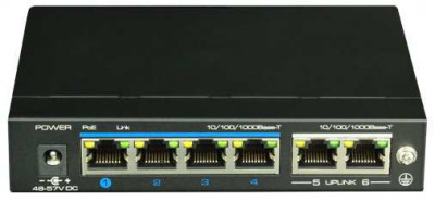 MINI SWITCH ETHERNET DESKTOP 4P. POEGBIT+2P.GBIT - Prodotti - Smart ...